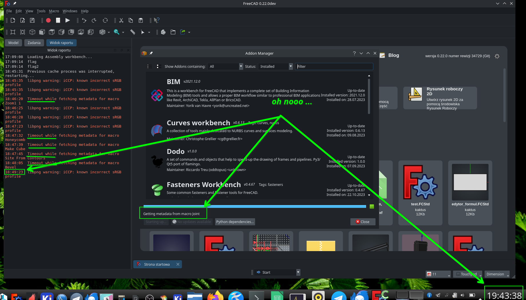 [Problem] Addon Manager: local cache refresh issue, and other · Issue #11168 · FreeCAD/FreeCAD ...