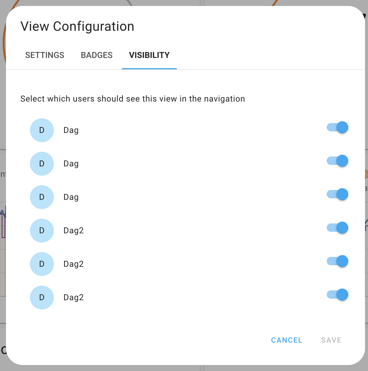 Duplicate Users Under Visibility When Adding Views · Issue 13790