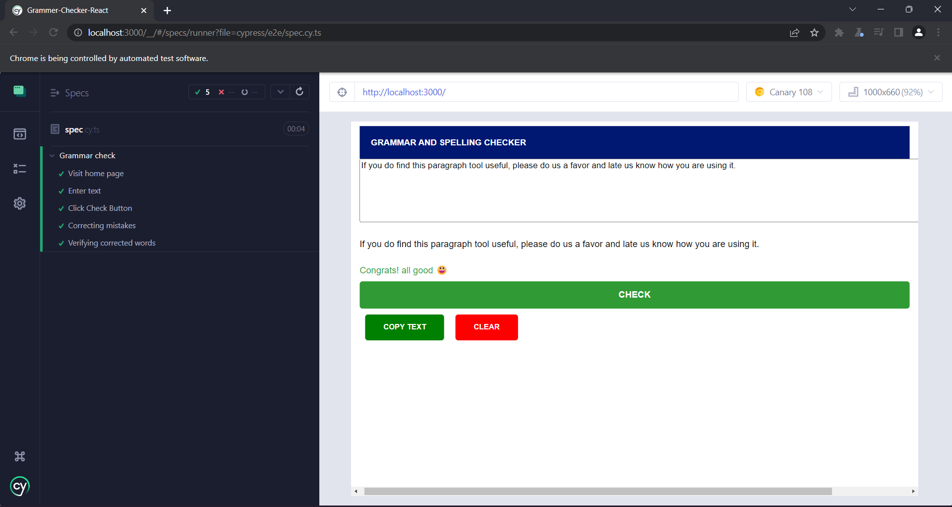 GitHub - ABISEK-K-S/Grammar-Checker-React: This application will help ...