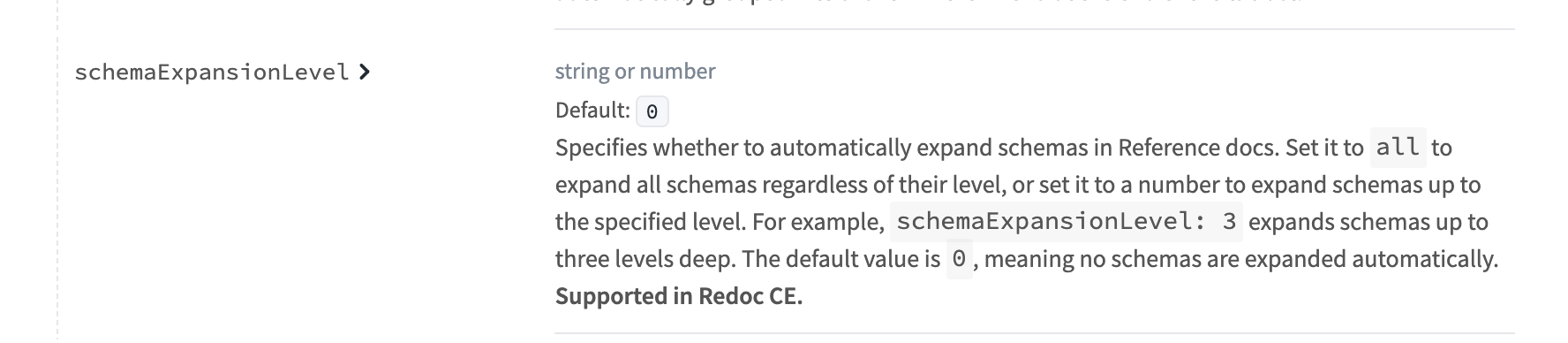 schemaExpansionLevel Support · Issue #1856 · Redocly/redoc · GitHub