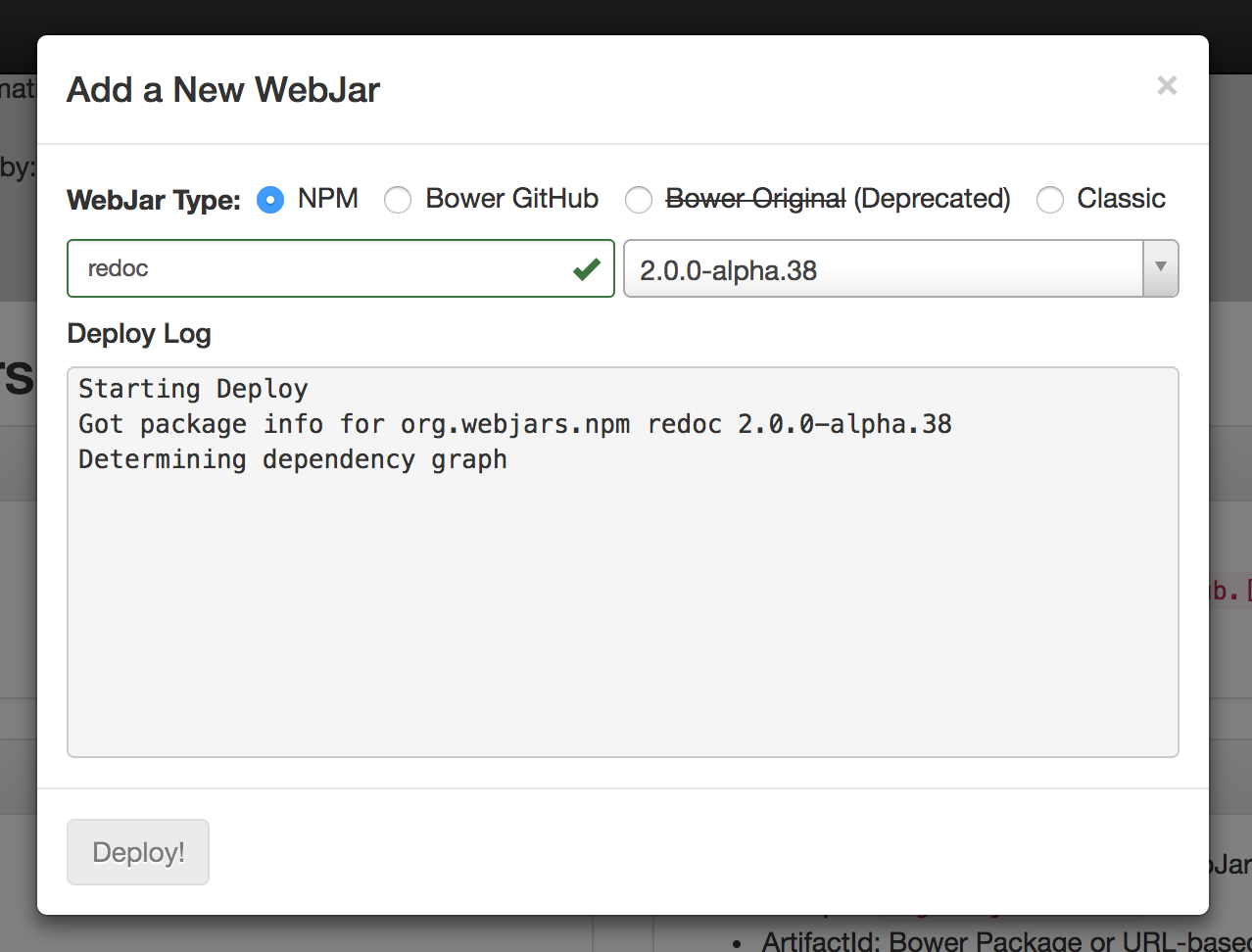 Deploy 2.0.0-alpha.XX webjars to maven central · Issue #640 · Redocly/redoc · GitHub