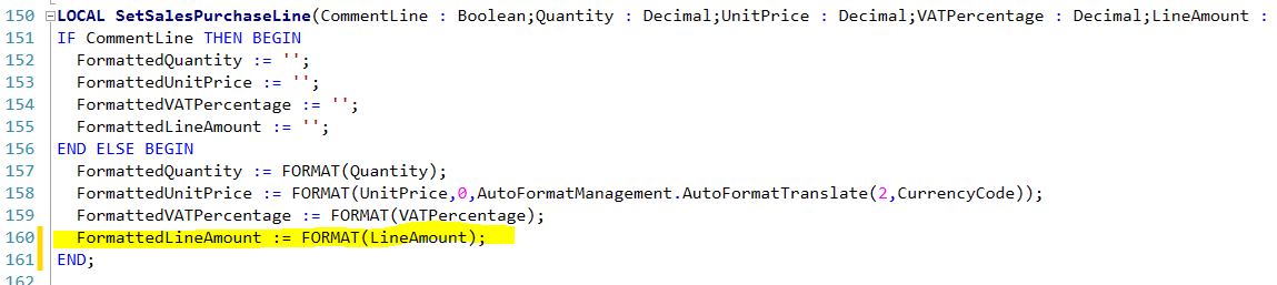 CU368 FormattedLineAmount · Issue #3383 · microsoft/AL · GitHub