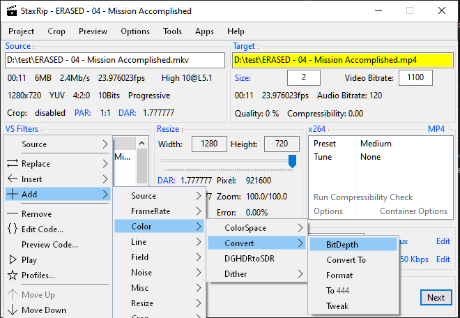 hardcoded subs not working · Issue #126 · staxrip/staxrip · GitHub