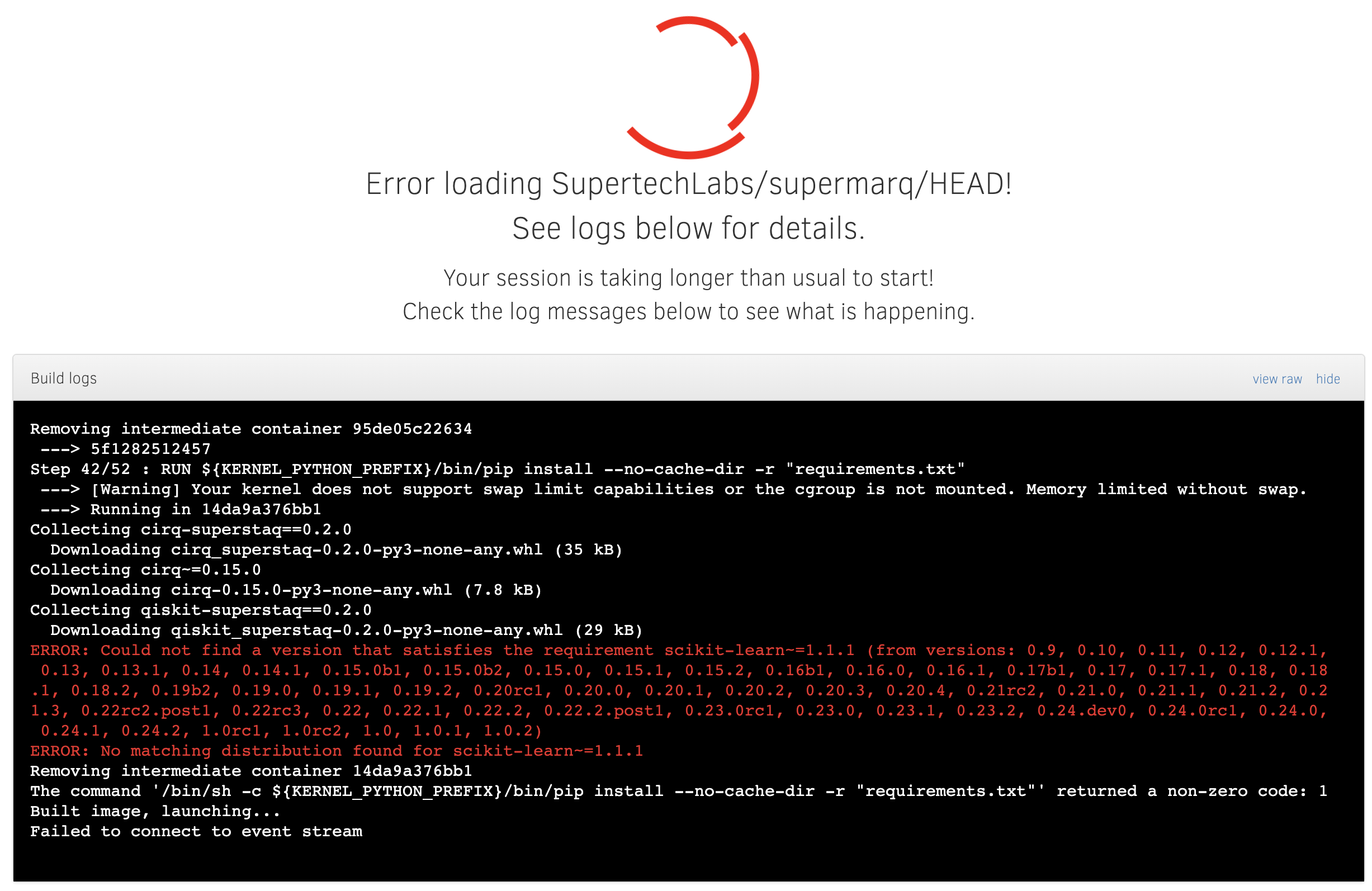 Can't open SupermarQ in binder · Issue #44 · Infleqtion/client-superstaq · GitHub