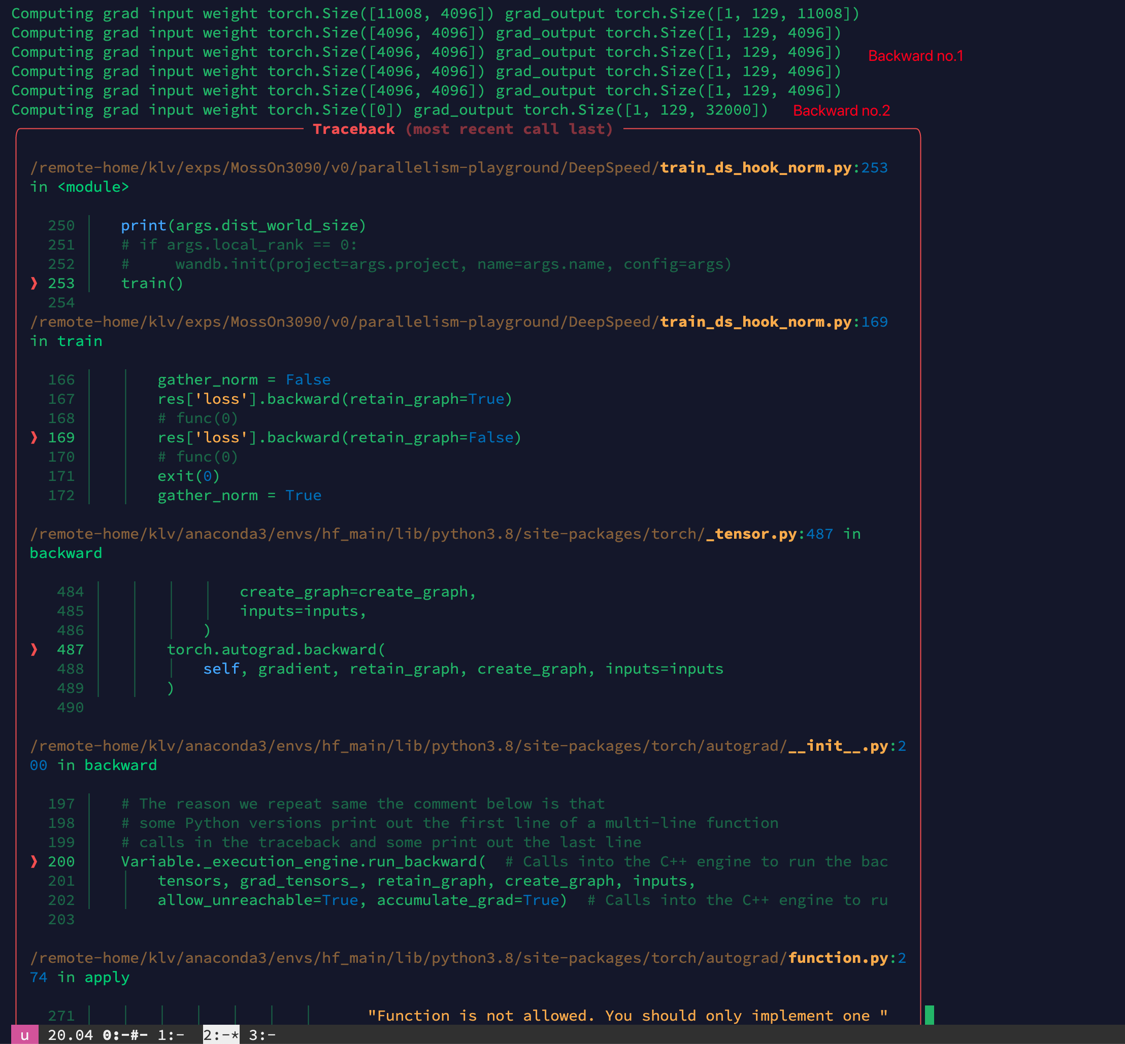 Bug Failed To Backward Twice With Zero 3 · Issue 3539 · Microsoftdeepspeed · Github 7540