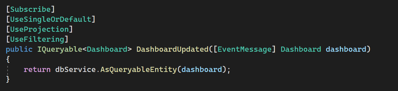 HotChocolate Subscription + UseFiltering publishes nulls · Issue #4825 · ChilliCream/graphql ...