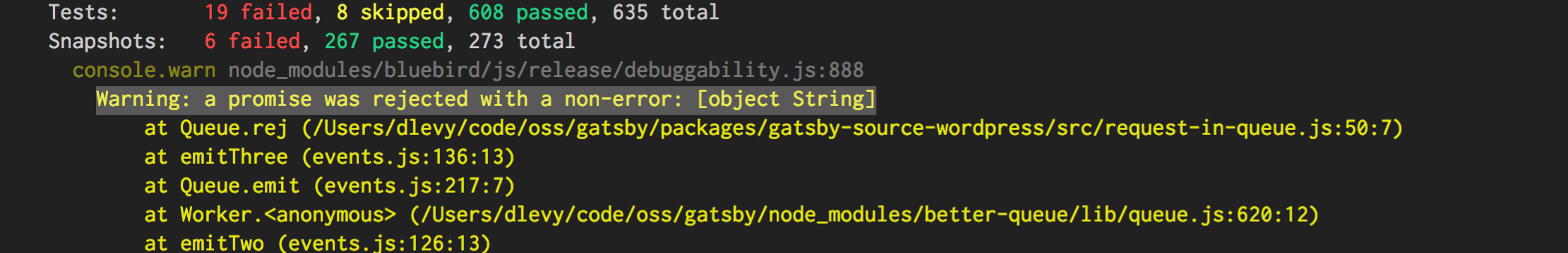 Error in Wordpress Queue Loses Stack Trace · Issue #9283 · gatsbyjs/gatsby · GitHub