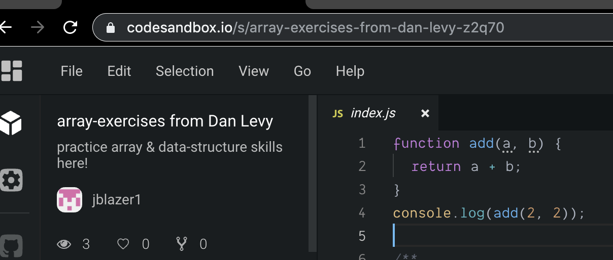 Console.log broken in Static Template · Issue #1650 · codesandbox ...