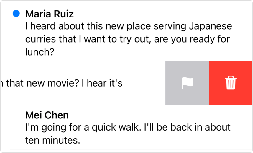 Swift SwiftUI Custom Swipe Actions In List 2022 Code teacher