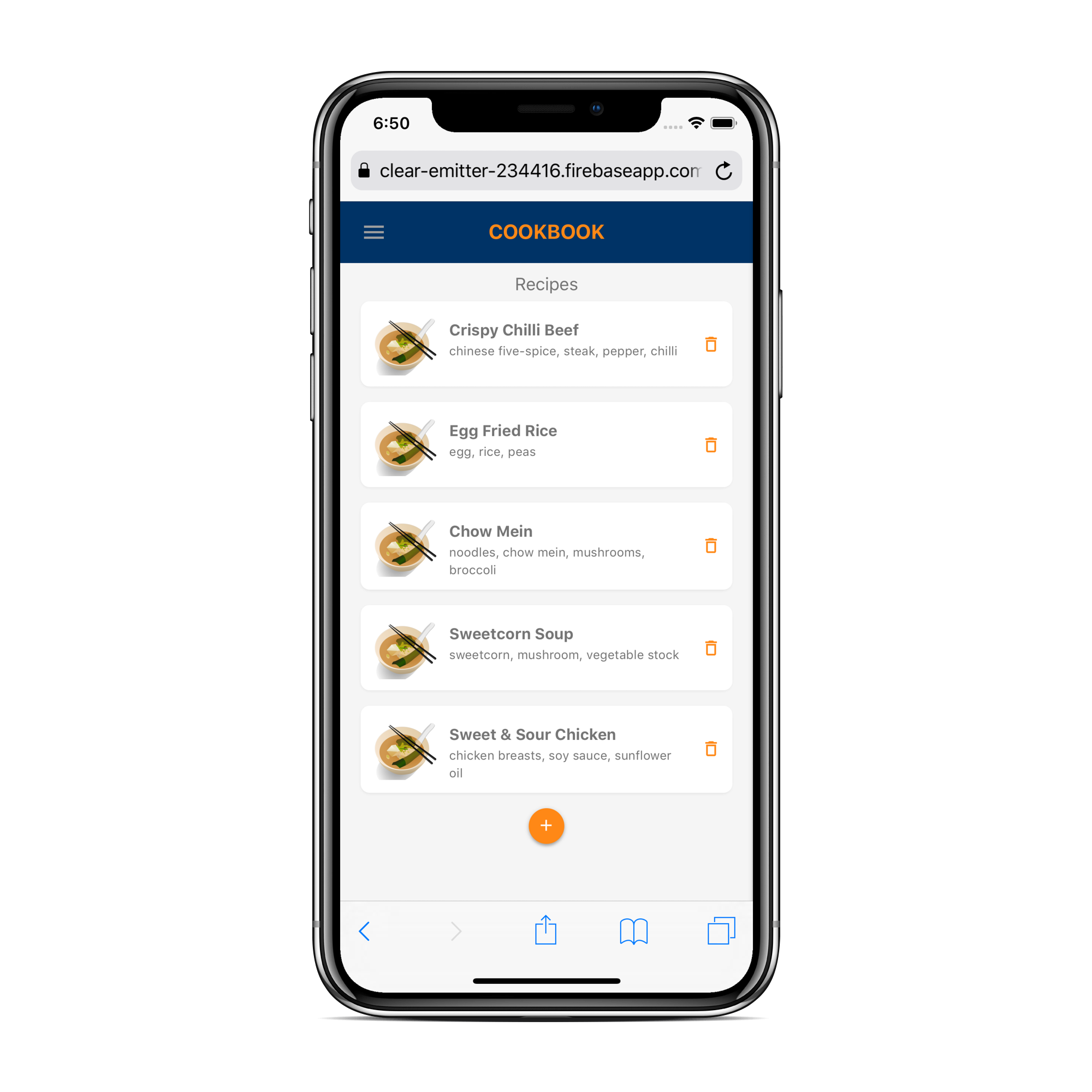 GitHub - barclayd/Cookbook-PWA: Recipe manager PWA. Built using vanilla JavaScript and Firebase