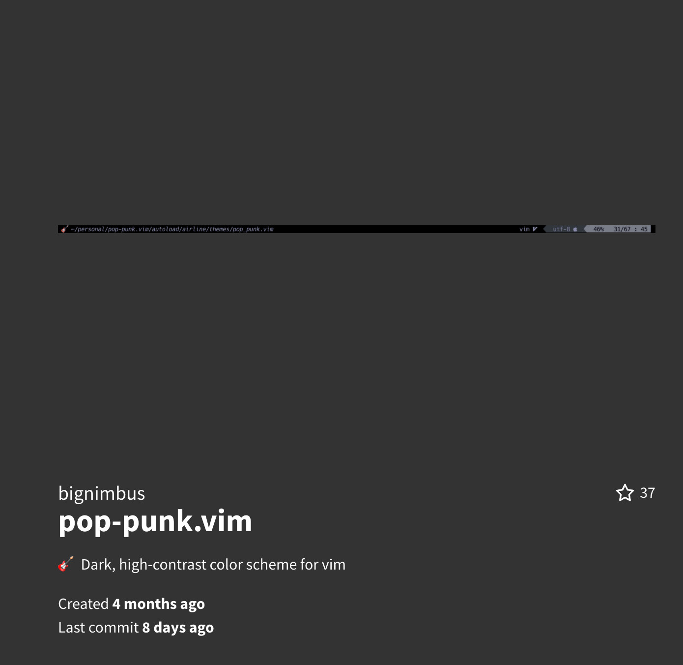 Bug Unexpected Image Assets · Issue 91 · Vimcolorschemesvimcolorschemes · Github 