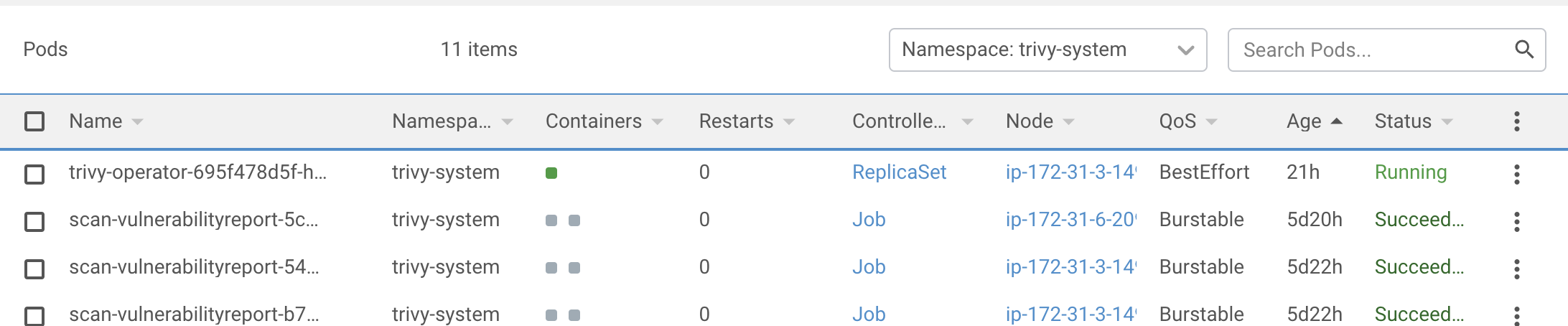 Got Error Unable To Run Trivy Operator Starting Controllers Manager · Issue 654 