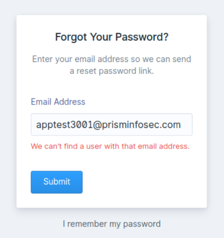Remove email enumeration by serving generic messages in password reset ...
