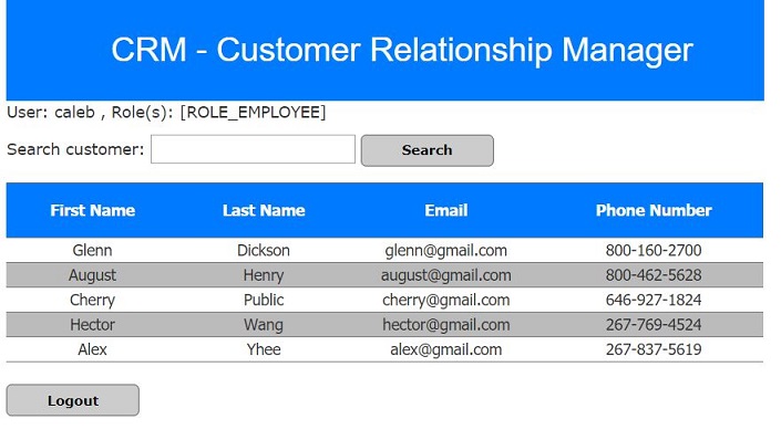 GitHub - arminzou/crm-system: A CRM (Customer Relationship Management ...