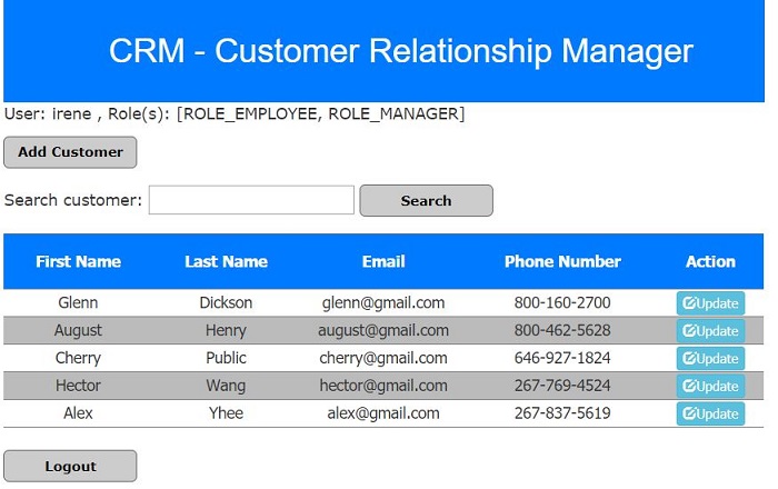 GitHub - arminzou/crm-system: A CRM (Customer Relationship Management ...