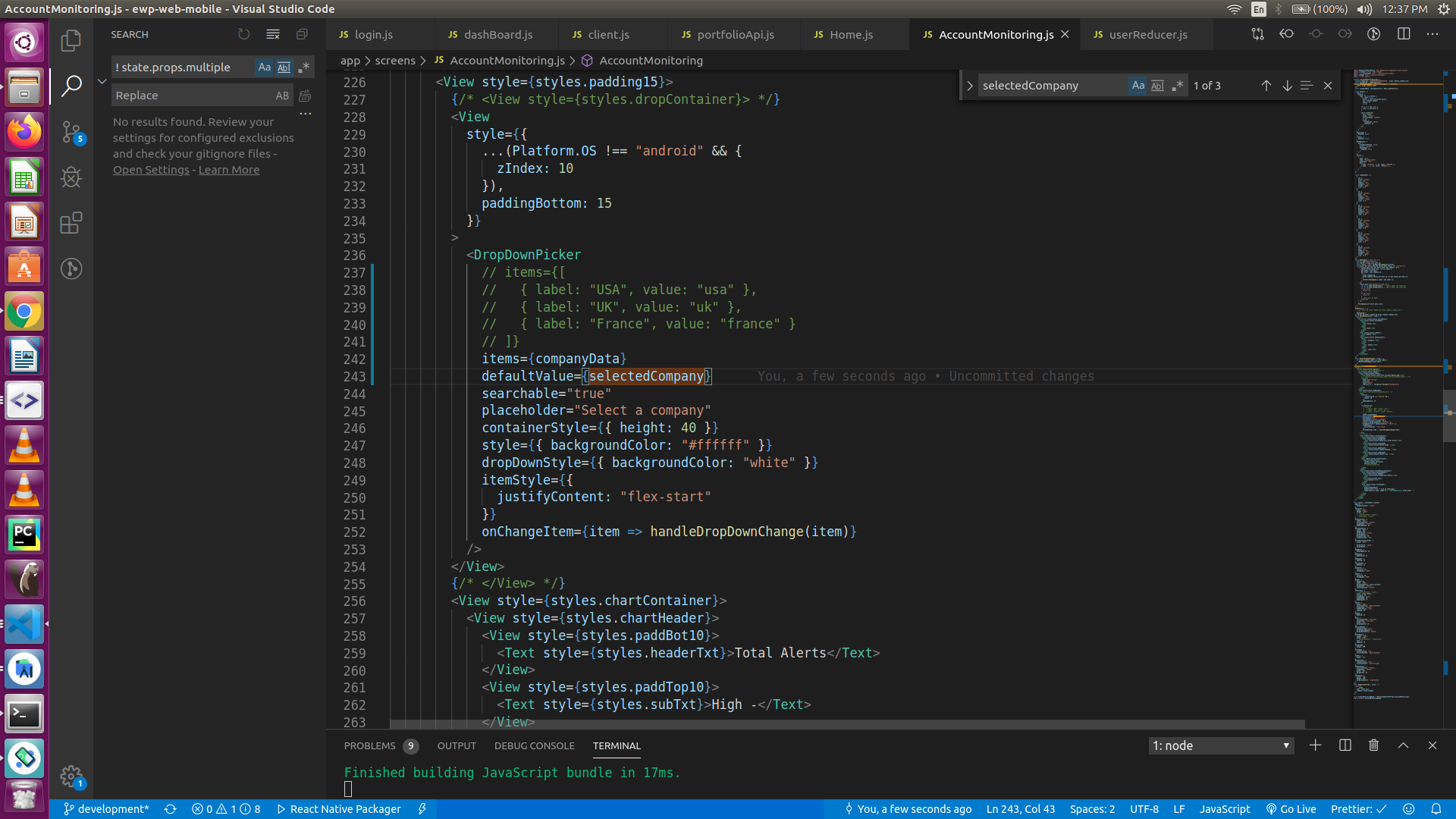 Defaultvalue Throws Label Of Undefined Error · Issue 193 · Hossein Zarereact Native Dropdown