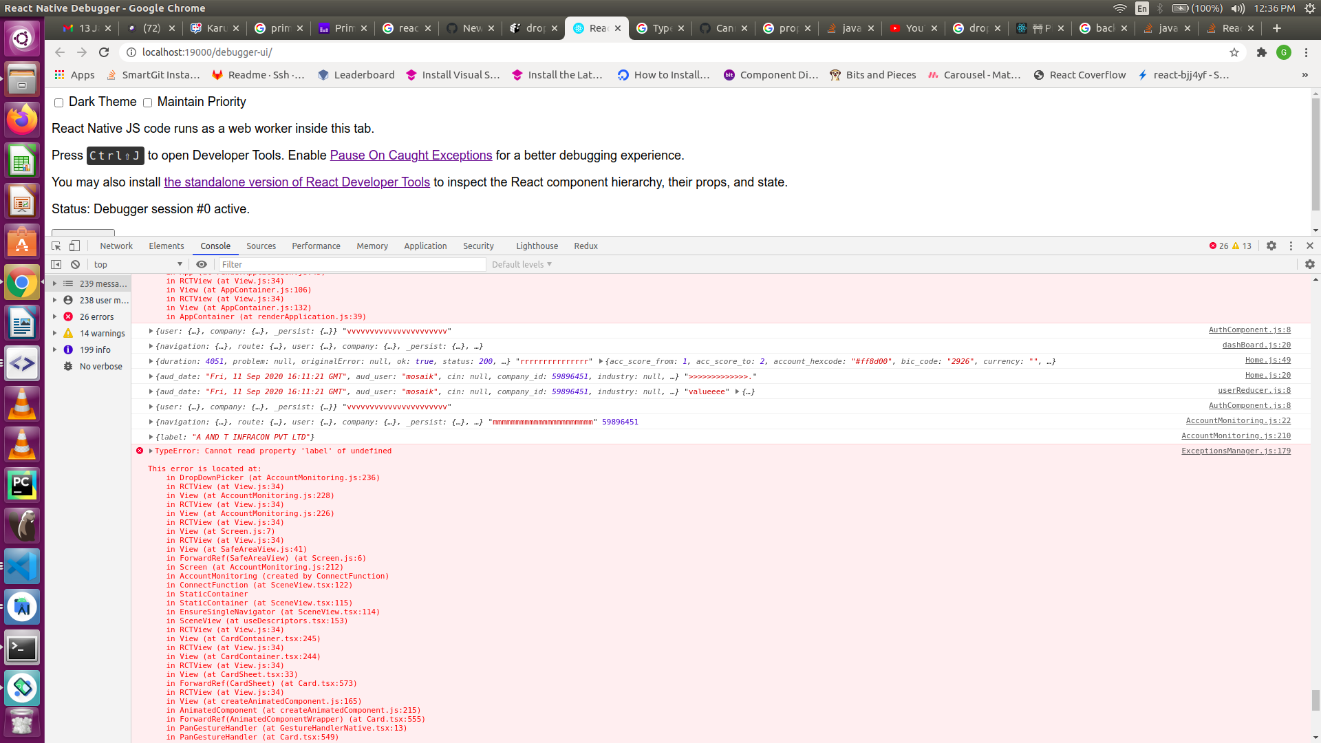 defaultValue throws label of undefined error · Issue #193 · hossein-zare/react-native-dropdown ...