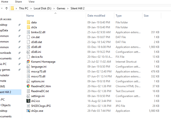 sh2pc.exe app error · Issue #77 · elishacloud/Silent-Hill-2 ...