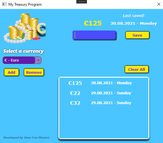 GitHub - onurcan-nisanci/C-Sharp-WPF-Treasury-Desktop-App: You can see your spendings with your ...