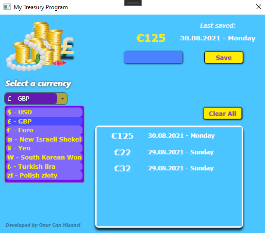 GitHub - onurcan-nisanci/C-Sharp-WPF-Treasury-Desktop-App: You can see your spendings with your ...