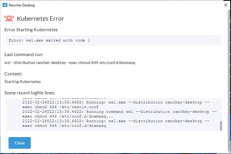 WSL: Correct reading resolv.conf · Issue #1660 · rancher-sandbox/rancher-desktop · GitHub
