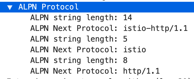 ALPN filter incorrectly applies to non-Istio TLS traffic · Issue #40680 · istio/istio · GitHub
