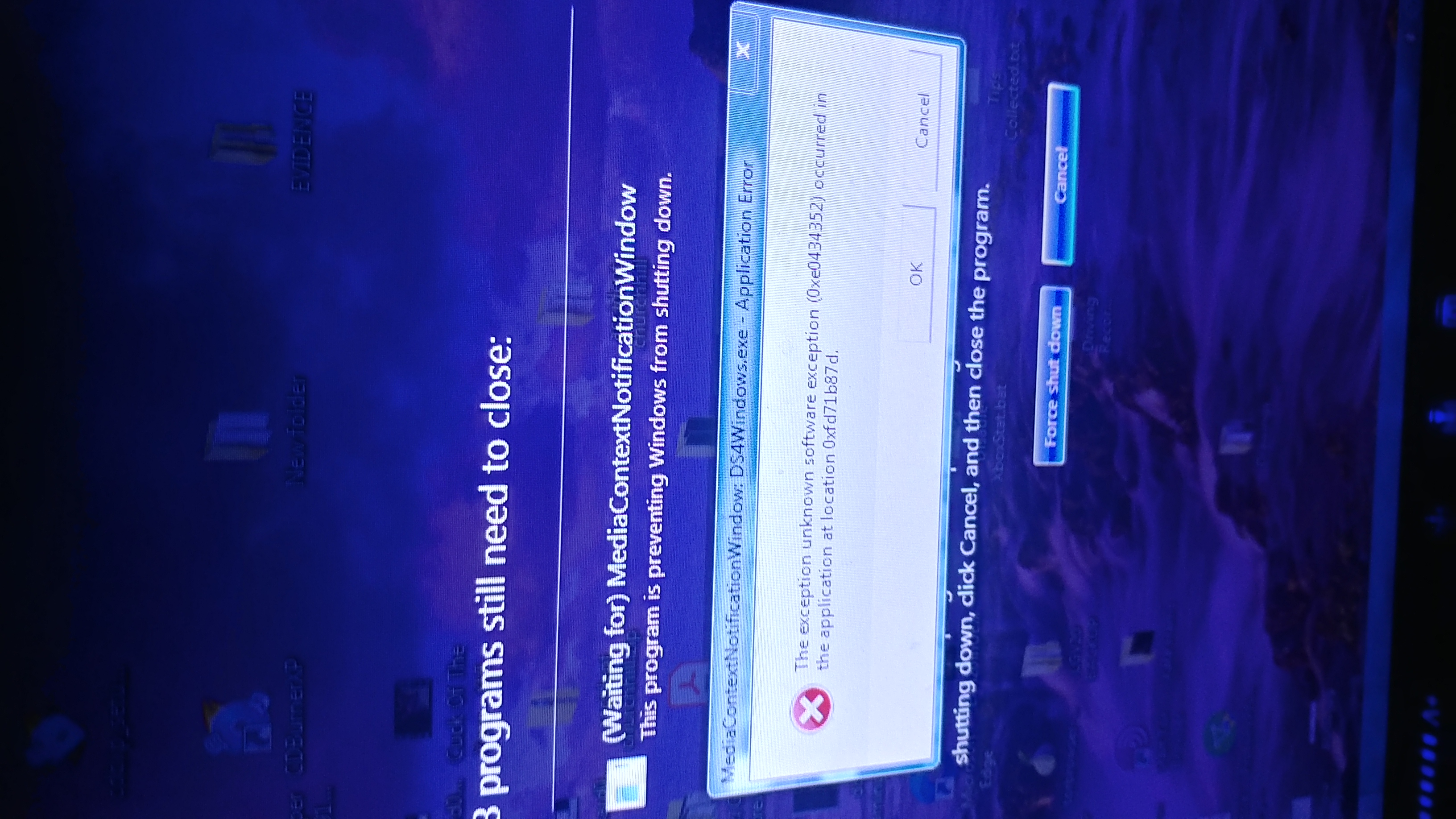 Shutdown Error · Issue #1757 · Ryochan7/DS4Windows · GitHub