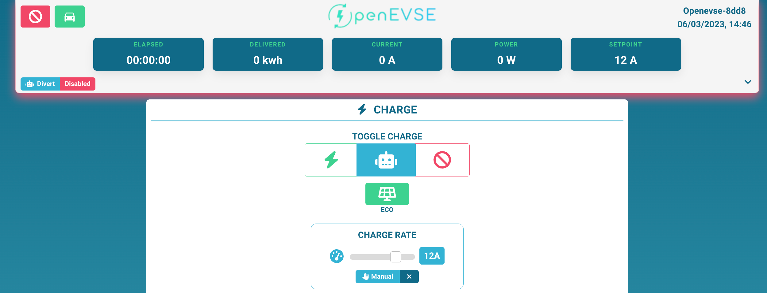 bug: manual override switch not toggling on · Issue #161 · firstof9/openevse · GitHub