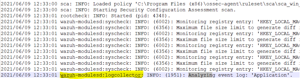 Wazuh Modulesdlogcollector Do Not Appear When Using Sendmsgtosck Method And Readlocalfile