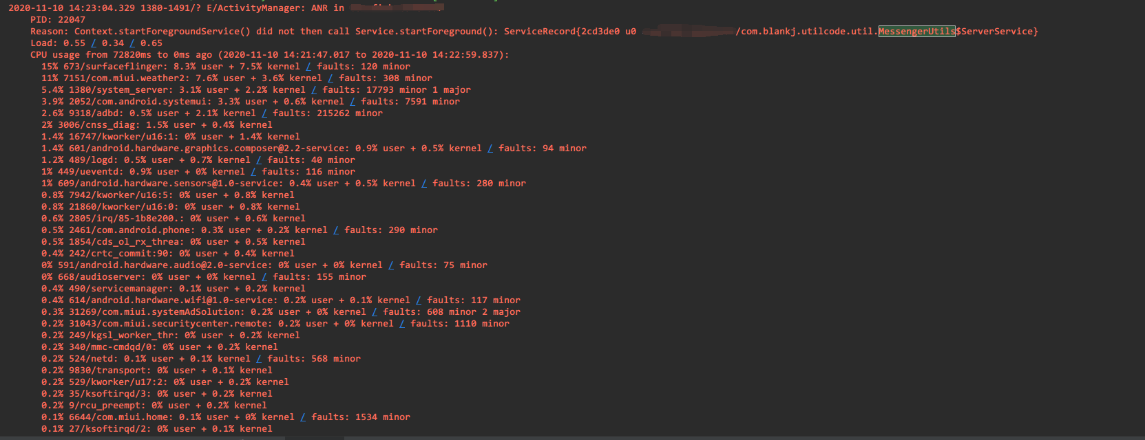 MessengerUtils发生ANR · Issue #1367 · Blankj/AndroidUtilCode · GitHub
