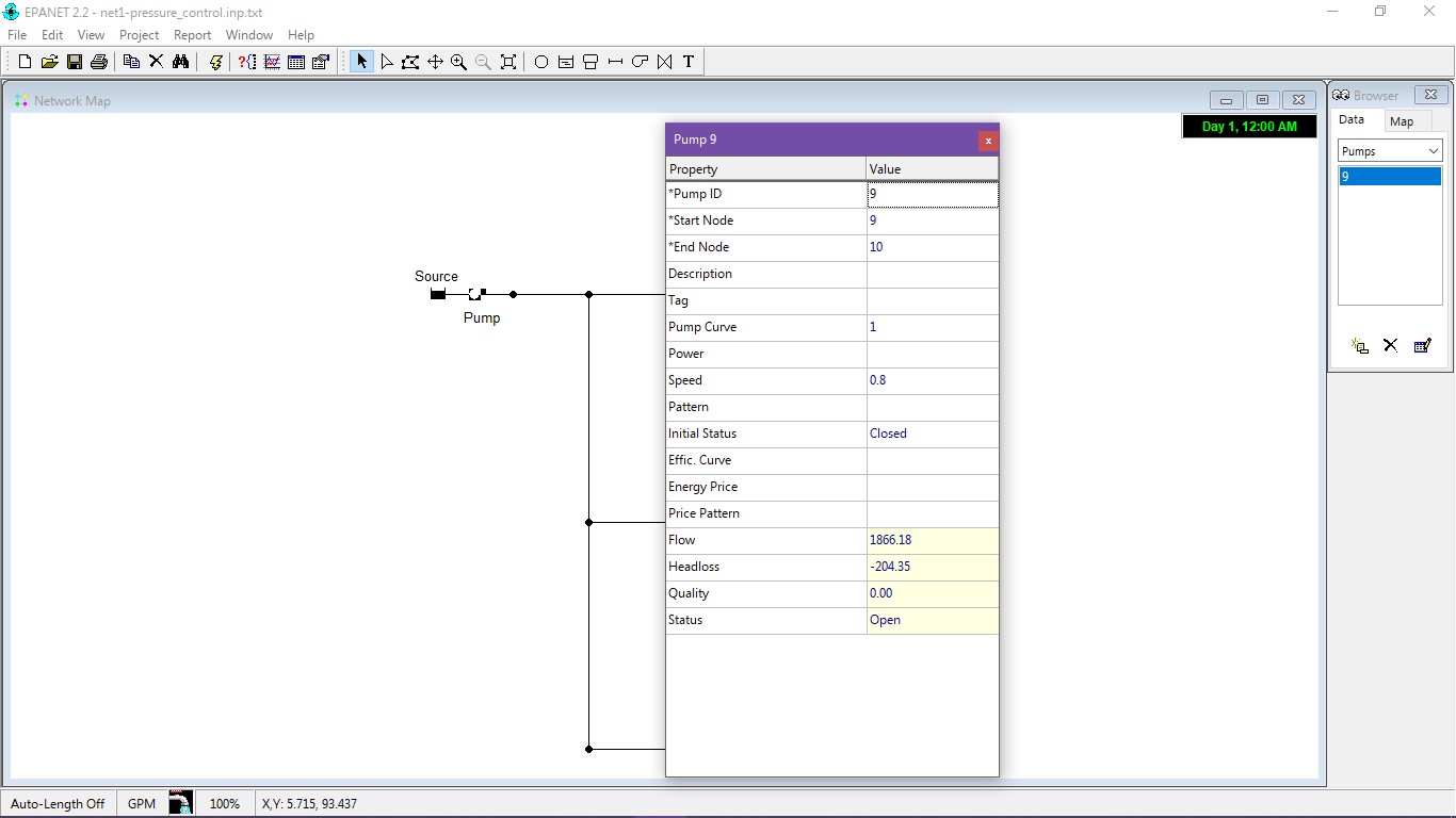 Problem with simple pressure controls · Issue #642 · OpenWaterAnalytics/EPANET · GitHub