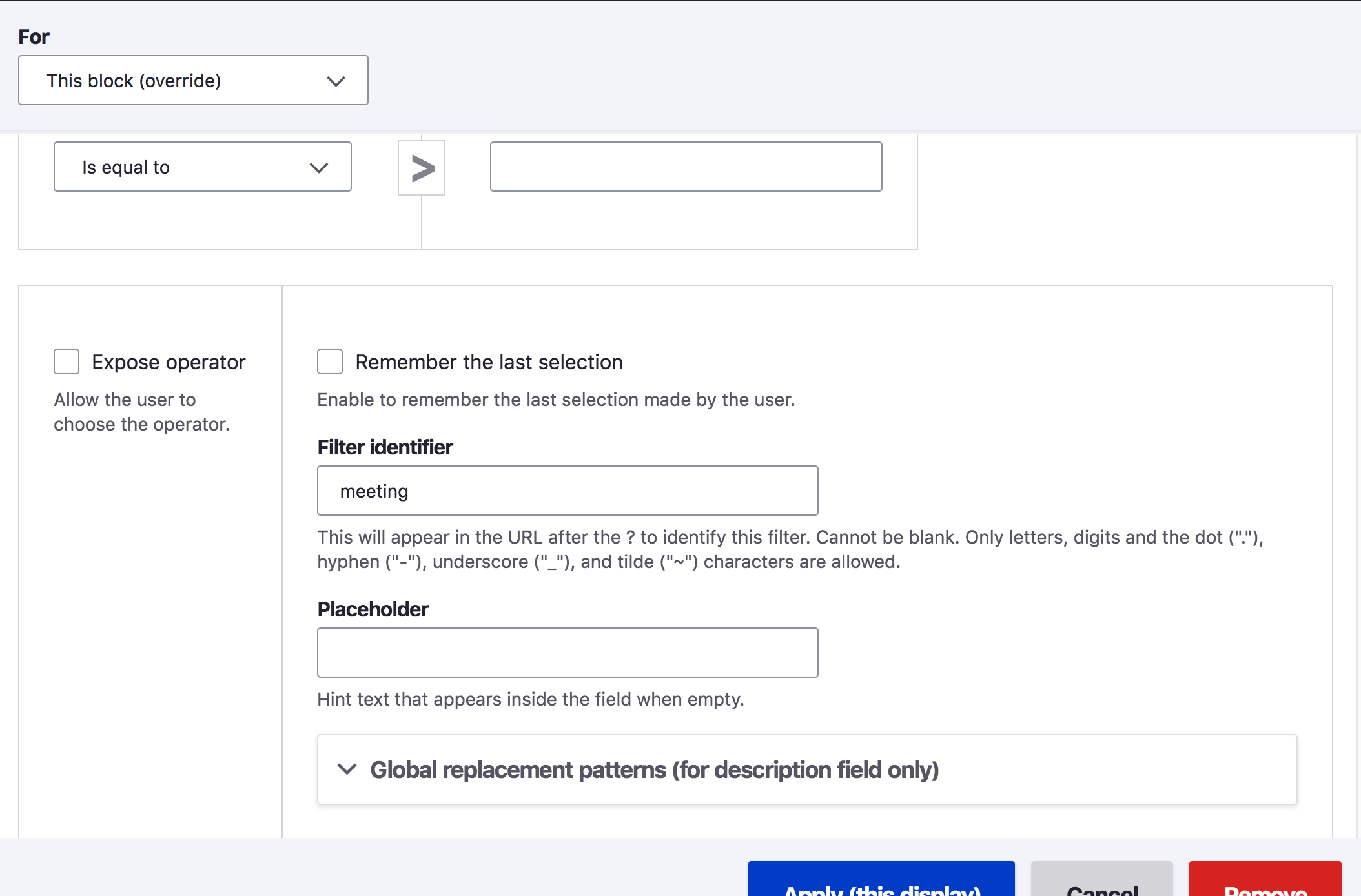 D8 Ux Add A Placeholder Input Field To Views Exposed Filters To Allow Html5 Placeholder 8391