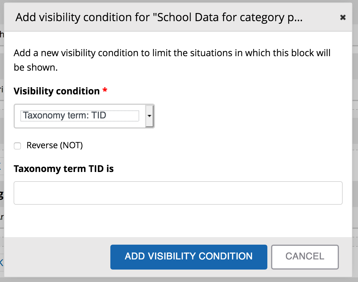 [UX] Improve term visibility condition · Issue #3634 · backdrop/backdrop-issues · GitHub