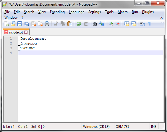 OEM 737 encoding broken from version 7.5.2 · Issue #3983 · notepad-plus ...