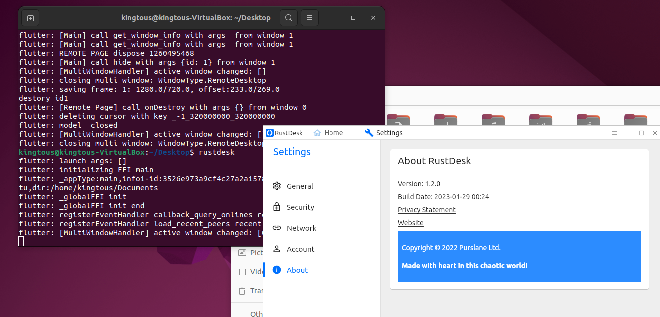 Crash on exit, Ubuntu 22.04 · Issue #2771 · rustdesk/rustdesk · GitHub
