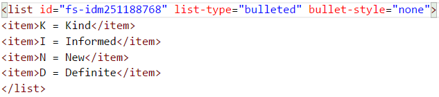 Intro to Business: unnumbered list displays as bullet style · Issue ...