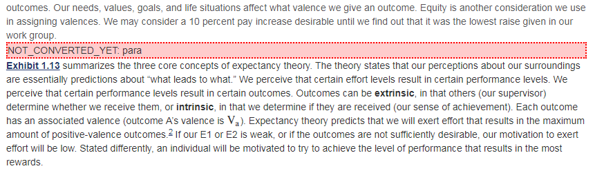 Principles of Management: unwanted comment line or processing ...