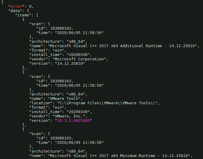Packages data does not show for windows operating system. · Issue #5135 · wazuh/wazuh · GitHub