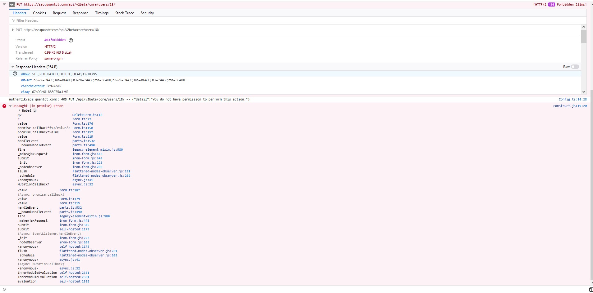 Cannot change user details · Issue #1227 · goauthentik/authentik · GitHub