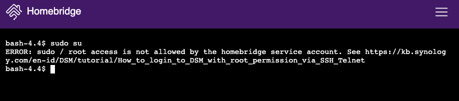 cannot update node & Npm · Issue #70 · homebridge/homebridge-syno-spk · GitHub