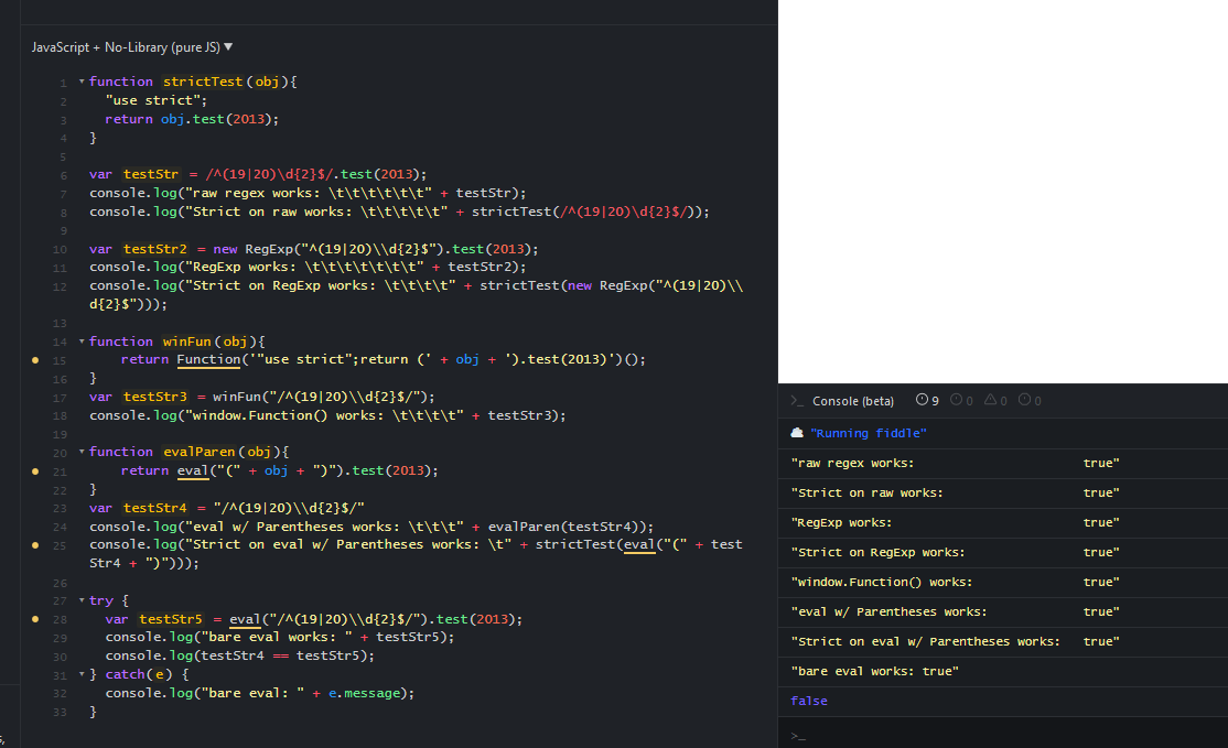 [Classic] Javascript: invalid regular expression flag ÿ · Issue #2075 · BrowserWorks/Waterfox ...