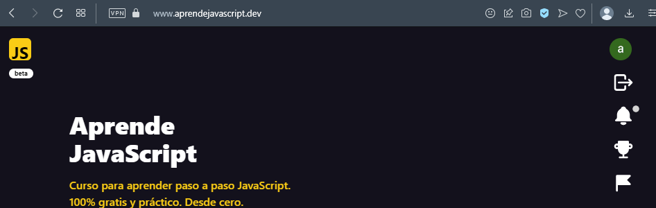 Mejora Visual Icono Js Beta · Issue 108 · Midudev Aprende Javascript Problemas · Github