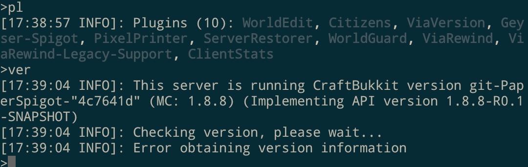 Error spam with ViaVersion 3.2.0-SNAPSHOT · Issue #1257 · GeyserMC ...