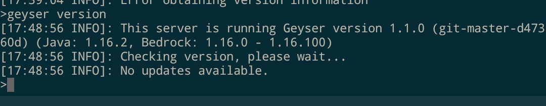 Error spam with ViaVersion 3.2.0-SNAPSHOT · Issue #1257 · GeyserMC/Geyser · GitHub