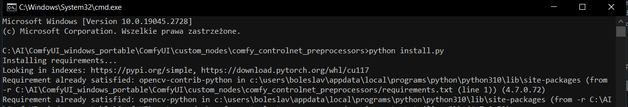 ComfyUI can't import comfy_controlnet_preprocessors. · Issue #16 ...