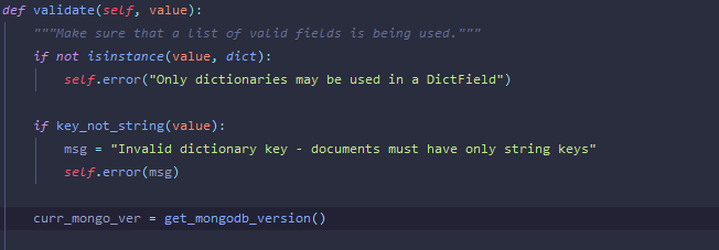 DictField is not working when there's no 'default' alias · Issue #2343 · MongoEngine/mongoengine ...