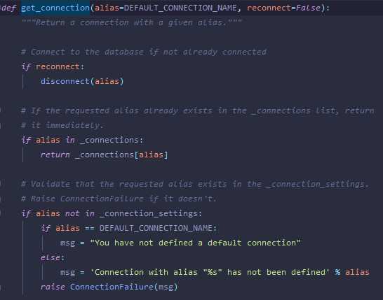 DictField is not working when there's no 'default' alias · Issue #2343 · MongoEngine/mongoengine ...