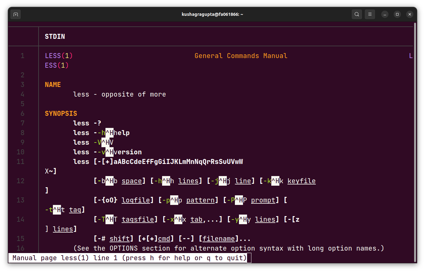 Weird characters when used as MANPAGER, working normally when used as pipe output. · Issue #2286 ...