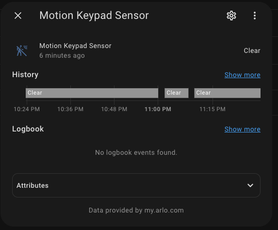 Motion sensor never shows as "detected" even though events show in logs · Issue #753 · twrecked ...