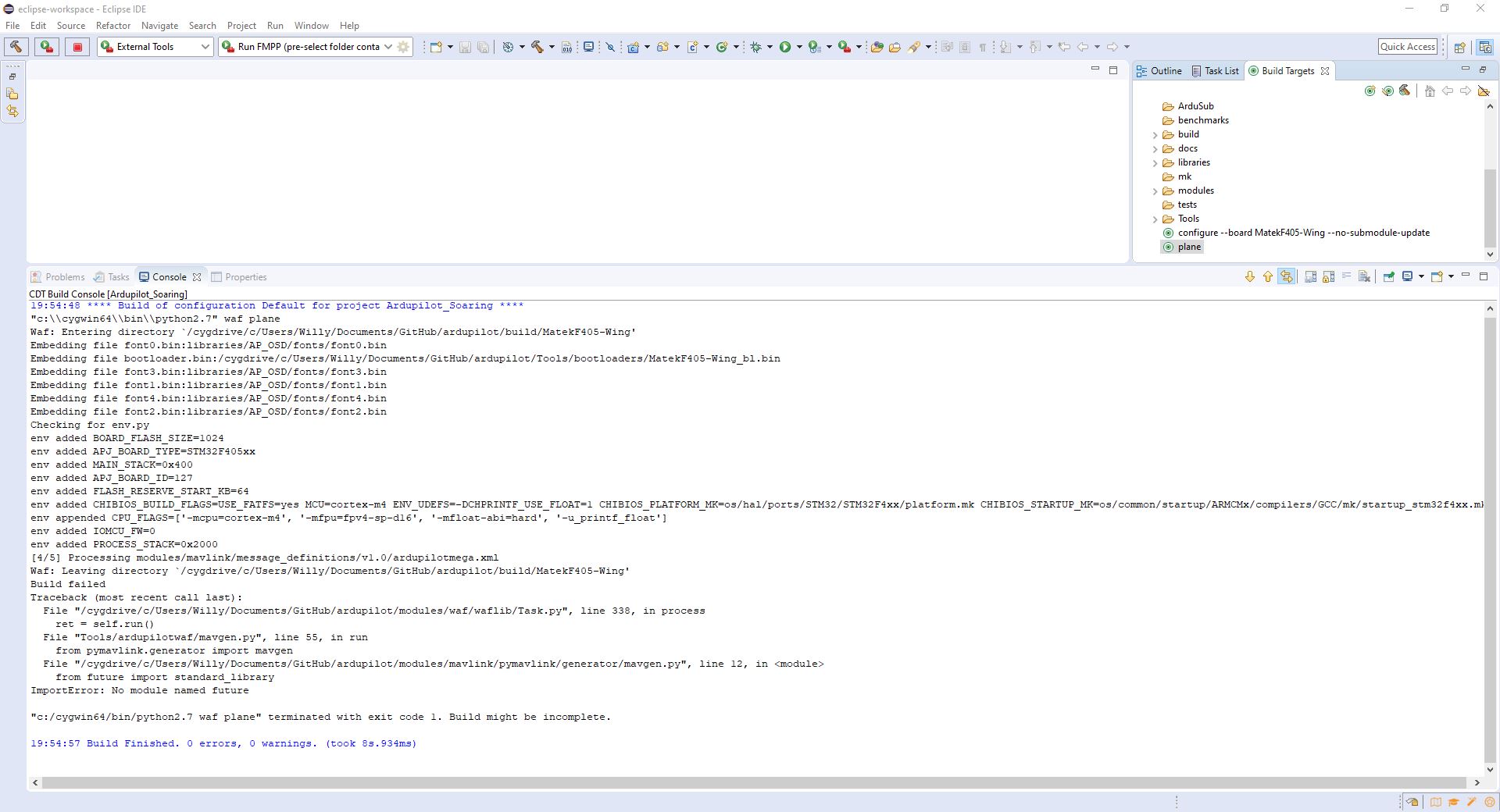 Setting up the waf Build Environment on Windows using Cygwin - use python27-future, because ...